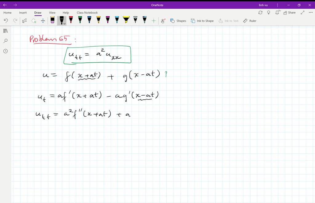SOLVED: a) Show that any twice continuously differentiable function of ...
