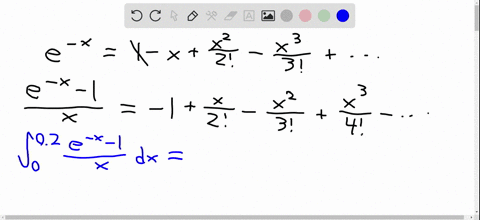 SOLVED:In Exercises 33-36 , use series to estimate the integrals' values with an error of ...