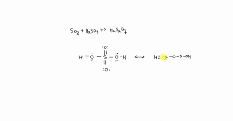 SOLVED:When gaseous sulfur trioxide is dissolved in concentrated ...