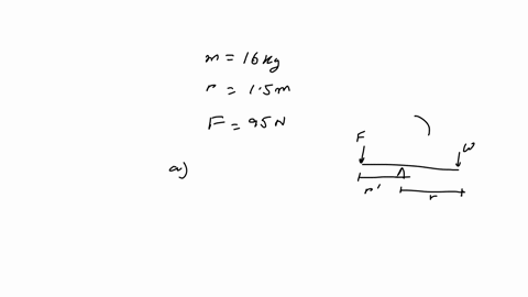 SOLVED:At the local playground, a 16-kg child sits on the end of a ...