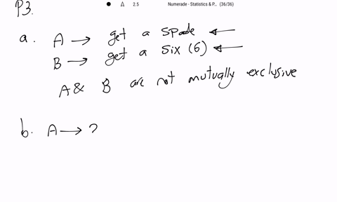 SOLVED:Determine whether these events are mutually exclusive: a. Draw a ...