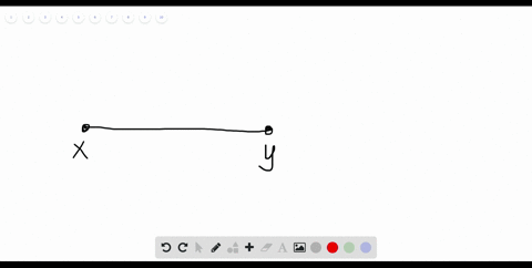 SOLVED:CONSTRUCTION Use a compass and straightedge to construct a copy of XY . Construct a ...