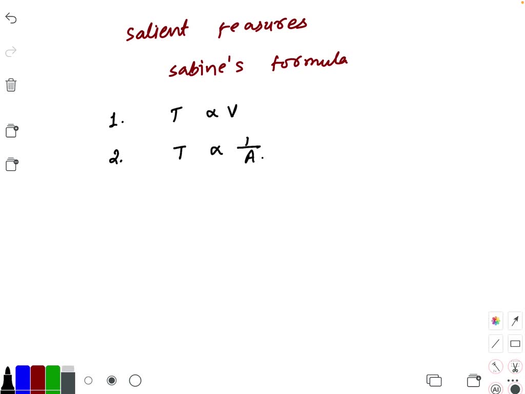 SOLVED:Define reverberation time. Derive with necessary diagrams the ...