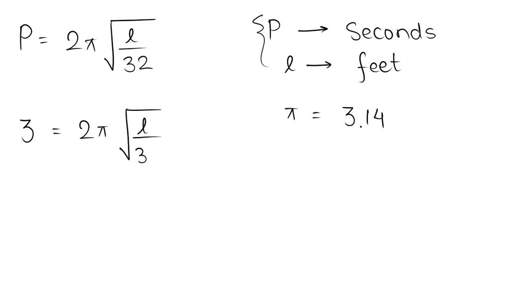 SOLVED:The period of a pendulum is the time it takes for the pendulum ...