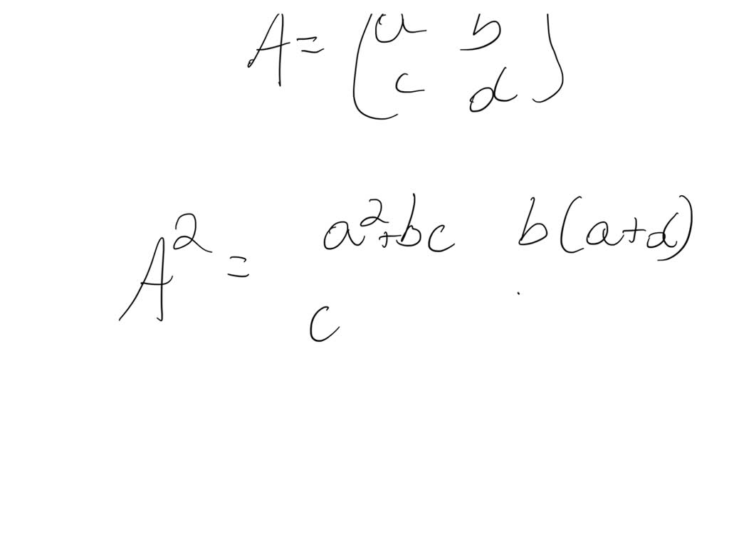 Problems 31-38 illustrate ways in which the algebra of matrices is not analogous to the algebra ...