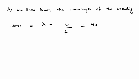 SOLVED:A standing wave with a frequency of 603 Hz is produced on a string that is 1.33 m long ...