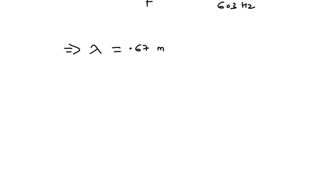 SOLVED:A standing wave with a frequency of 603 Hz is produced on a string that is 1.33 m long ...
