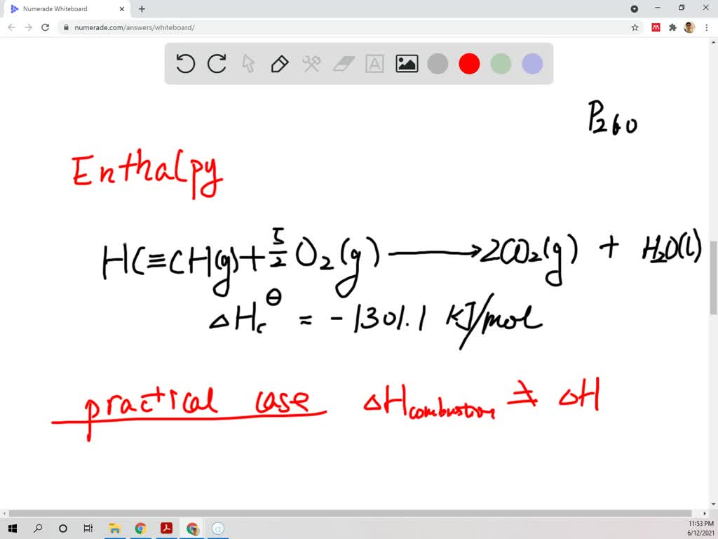 SOLVED:Although the gas used in an oxyacetylene torch (Figure 9.7 ) is ...