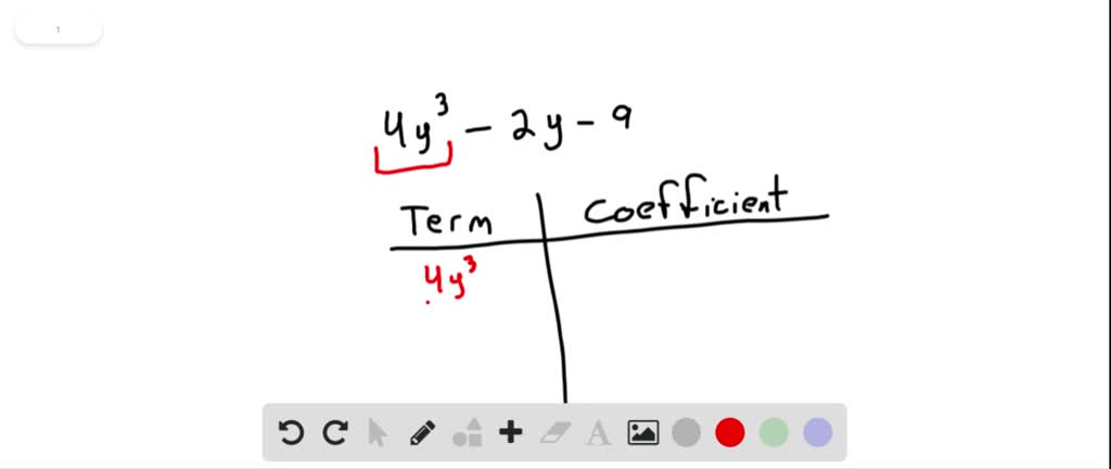 SOLVED: considera el siguiente polinomio 2 a + 4 a^3 -9 ¿cuales son los ...