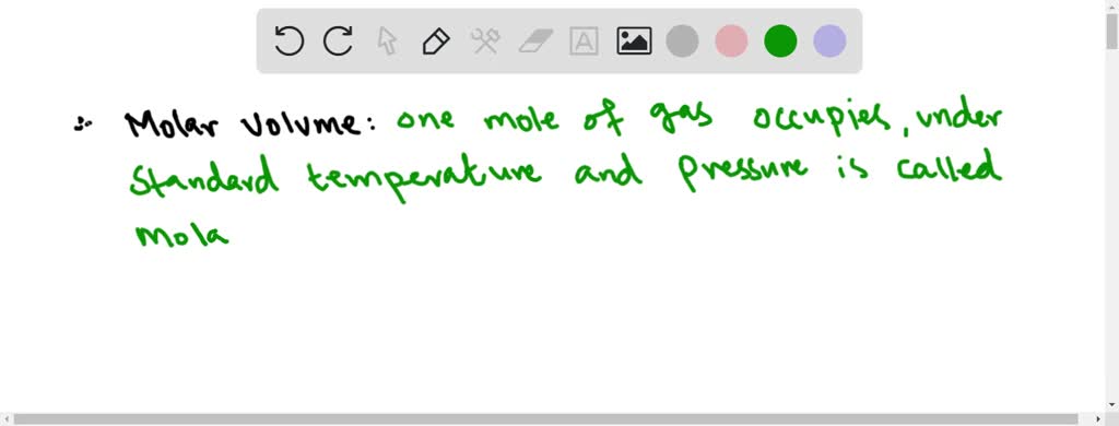 ⏩SOLVED:Define molar volume and list its value for a gas at STP. | Numerade