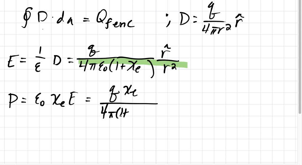 Solved The Polarization In A Dielectric Cube Of Side L Centered At The