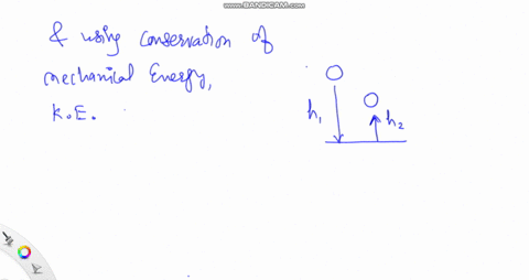 SOLVED:Tennis Ball Testing A tennis ball bouncing on a hard surface ...