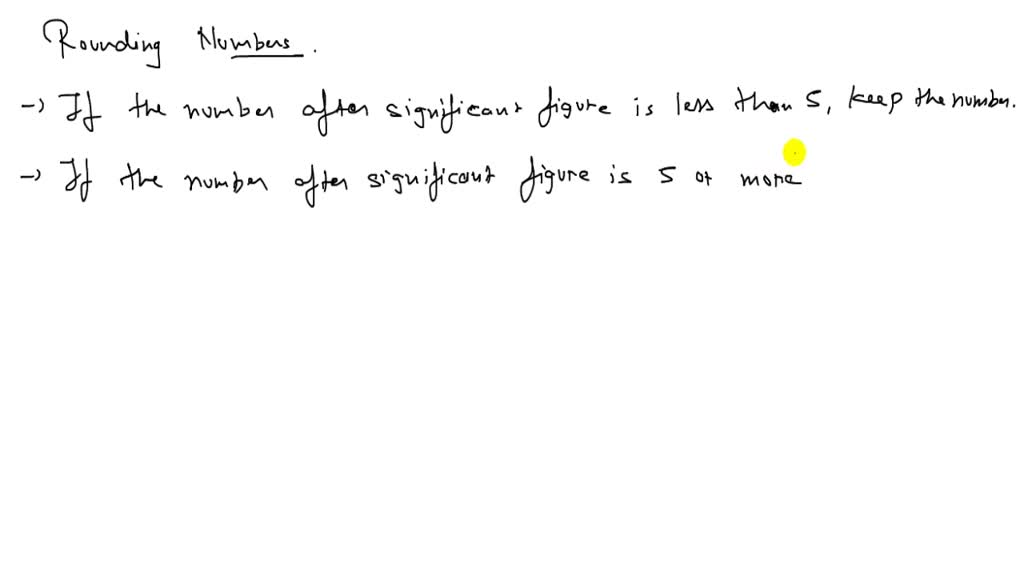 SOLVED Explain How To Round Numbers 