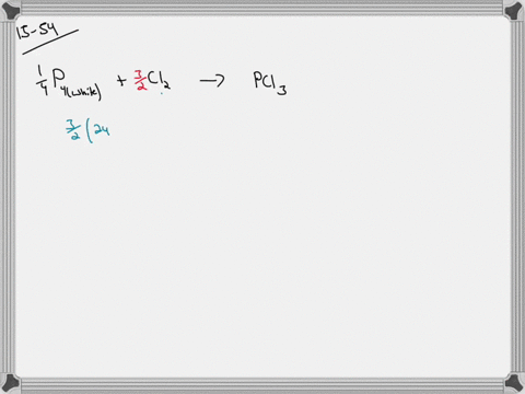 SOLVED:Using data in Appendix K, calculate the average P-Cl bond energy in PCl3( g).