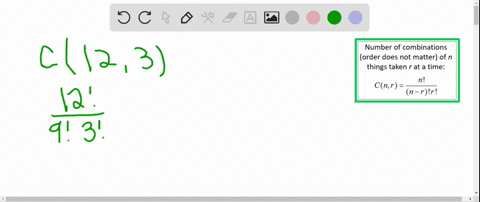 SOLVED: These problems involve combinations. Pizza Toppings In how many ways can three pizza ...