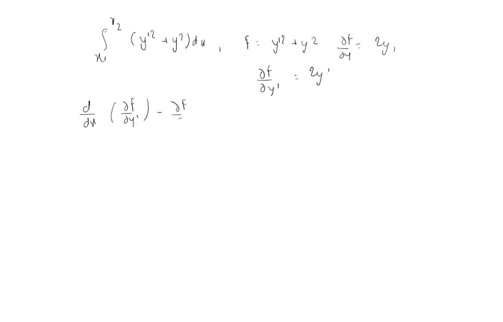 SOLVED:Write and solve the Euler equations to make the following ...