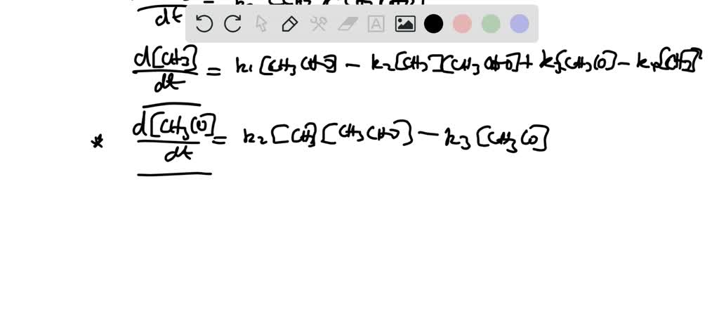 SOLVED:A proposed mechanism for the thermal decomposition of ...
