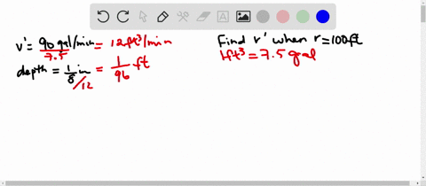 SOLVED:Oil spills out of a tanker at the rate of 90 gallons per minute ...