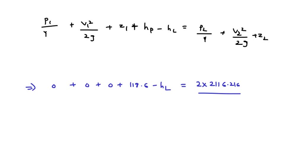 SOLVED:A pump is to move water from a lake into a large, pressurized tank as shown in Fig. P 5. ...