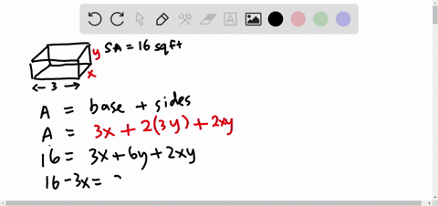 SOLVED:Abox with an open top has square base and four sides of equal ...