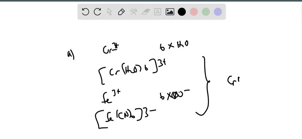 SOLVED:The ferricyanide ion has the formula Fe(CN)6^3-. Write the ...