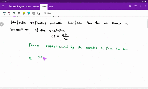 SOLVED:Radiation propulsion. One possible means of propulsion in space ...