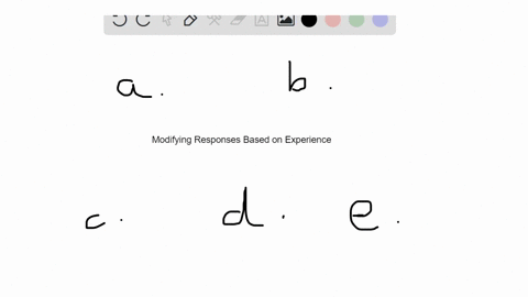 SOLVED:A sophisticated process in which the responses of the organism are modified as a result ...