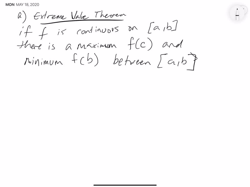 SOLVED:Give an example of a nonconstant function that takes on both its ...