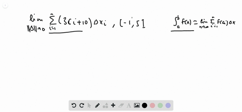 SOLVED:Writing a Limit as a Definite Integral In Exercises 11 and 12, write the limit as a ...
