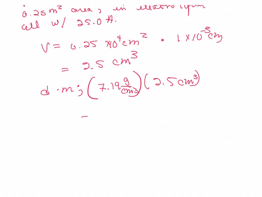 SOLVED:Chromium plating is applied by electrolysis to objects suspended ...