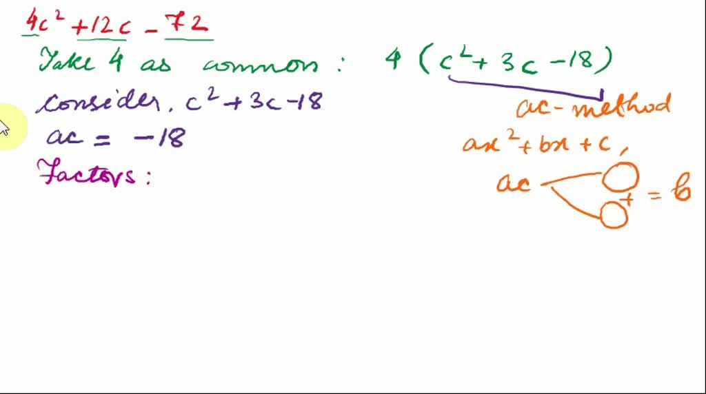 SOLVED:Factor the trinomial completely by using any method. Remember to look for a common factor ...