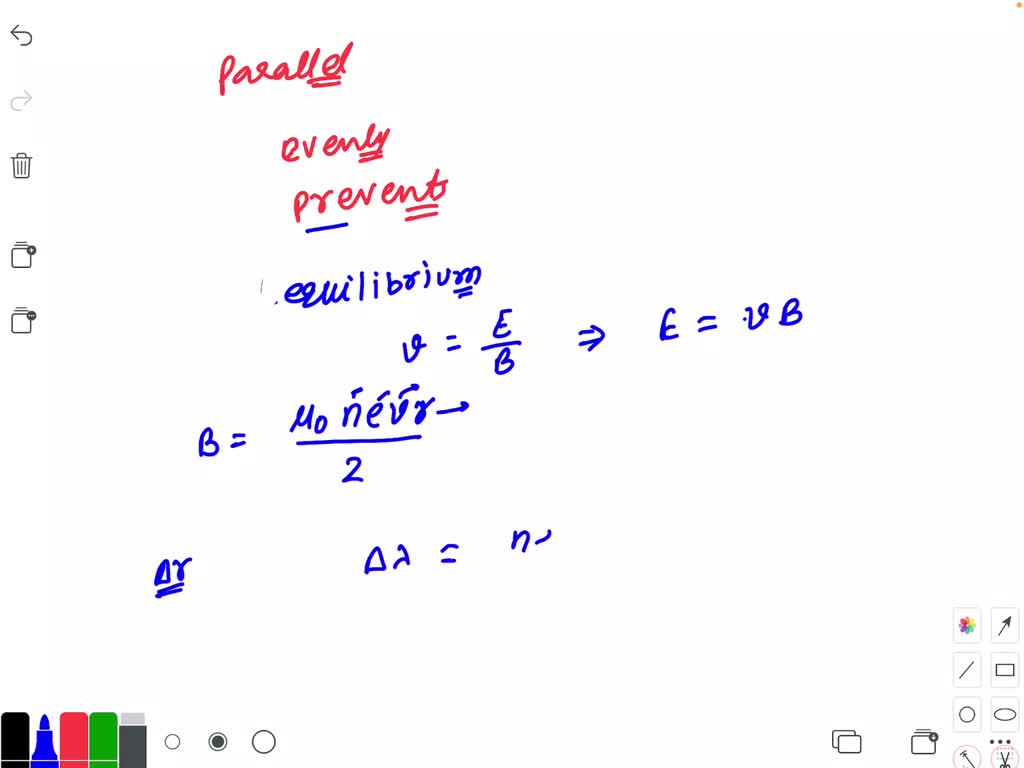SOLVED:The pinch effect * Since parallel current filaments attract one ...