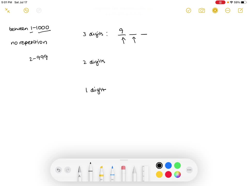 SOLVED How Many Integers From 1 Through 999 999 Contain Each Of The 