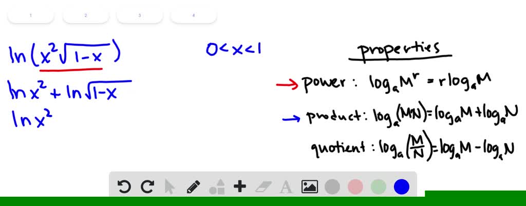Solved Write Each Expression As A Sum Andor Difference Of Logarithms Express Powers As