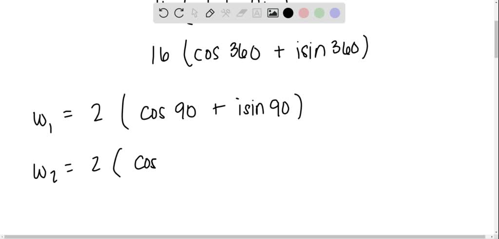 Solved Find All Complex Solutions To The Given Equations X {4} 16 0
