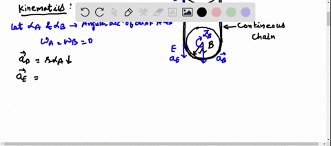 SOLVED:Two disks, each with a mass m and a radius r, are connected as shown by a continuous ...