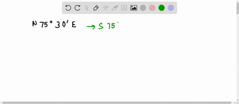 ⏩SOLVED:Convert each of the bearings given in Problem 8.4 to reverse… | Numerade