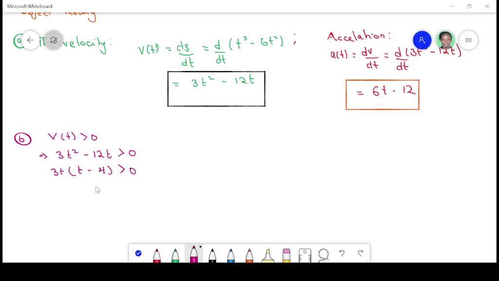 SOLVED:An object is moving along a horizontal coordinate line according to the formula s=f(t ...