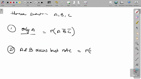 ⏩SOLVED:Let A, B, C be three arbitrary events. Find expressions for… | Numerade