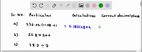 SOLVED:Perform each of the following calculations, and give an answer with the correct number of ...