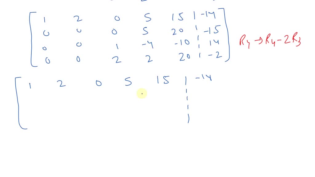 (a) determine si el sistema no homogéneo A 𝐱=𝐛 es consistente y (b) si ...