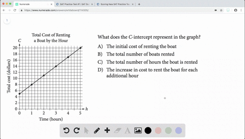 Sat practice test # 1 | Numerade