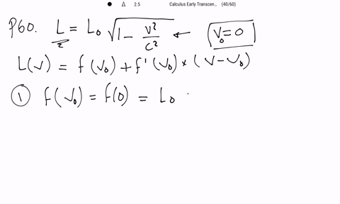 SOLVED:In Einstein's theory of relativity, the length of an object ...