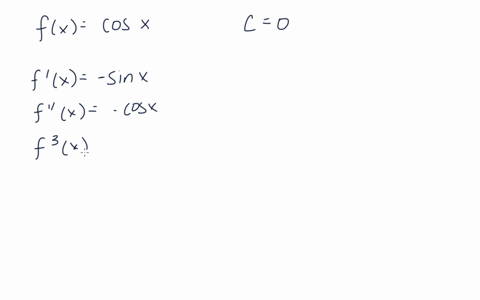 SOLVED:Identifying Maclaurin Polynomials In Exercises 37-40 , the graph of y=f(x) is shown with ...