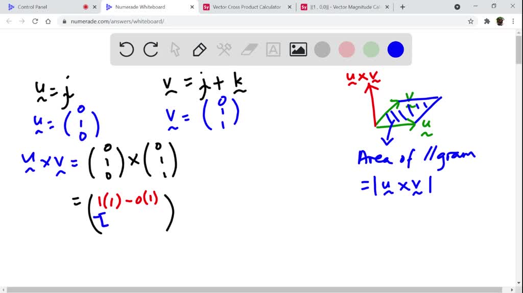 SOLVED:Find the area of the parallelogram that has the given vectors as adjacent sides. Use a ...