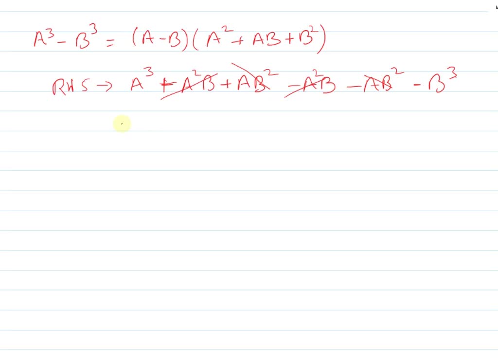 SOLVED:Prove the following formulas by expanding the right-hand side. a ...