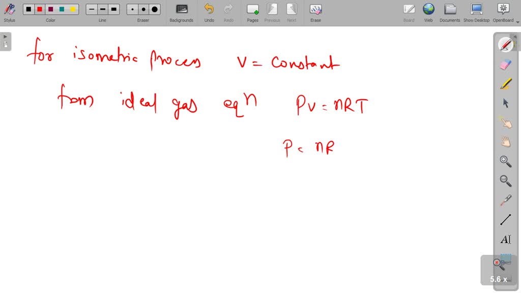 SOLVED:Which of the following P.V diagram represent the graph of ...