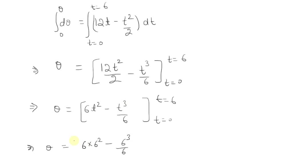 SOLVED Identify The Angular Displacement The Angular Velocity And The