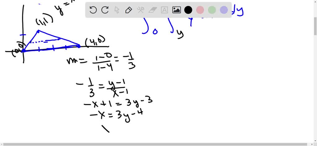 SOLVED:Evaluate the double integral. ∬D y d A, D is the triangular ...