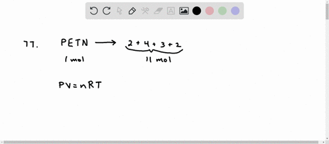 SOLVED:The explosive PETN, pentaerythritol tetranitrate, is one of the ...